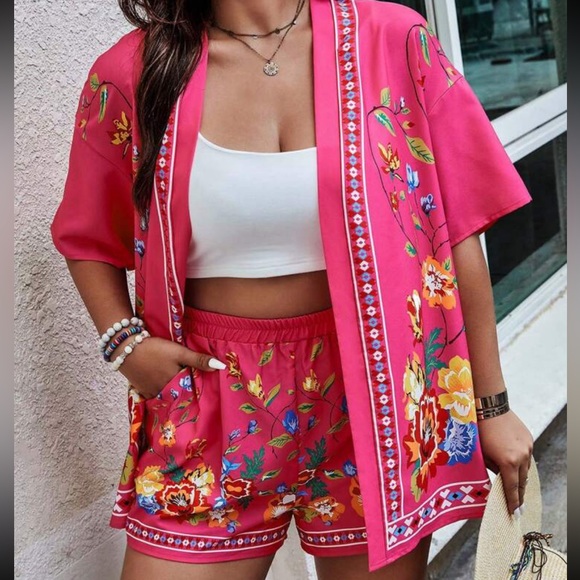 SHEIN | Shorts | Coordinate Set 2pc Jacket And Shorts | Poshmark